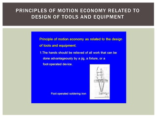 Principles of Motion Economy | PPTX