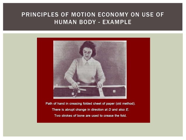 Principles of Motion Economy | PPTX