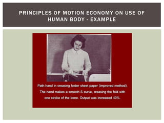 Principles of Motion Economy | PPTX
