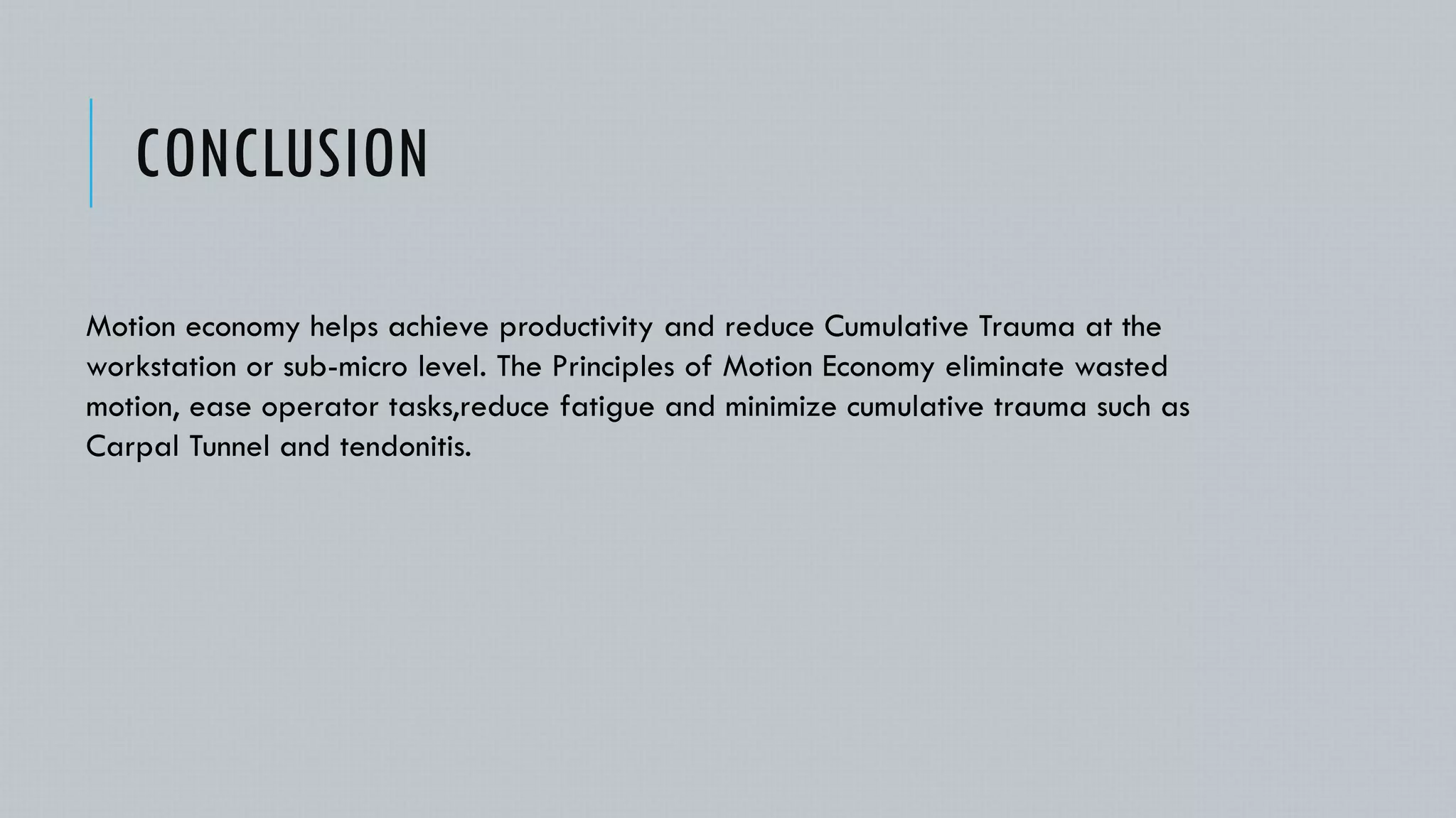 Principles of motion economy By Mazedin Reza | PDF