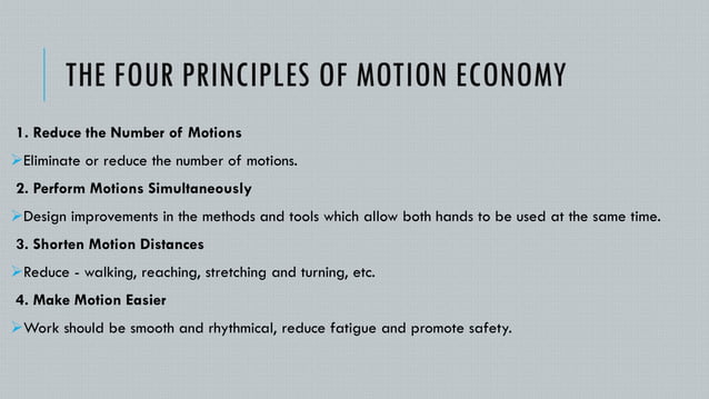Principles of motion economy By Mazedin Reza | PDF | 3-D Graphics ...