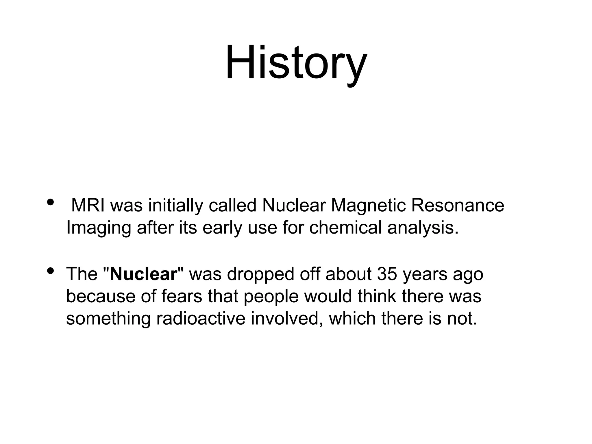Principles of MRI | PPTX