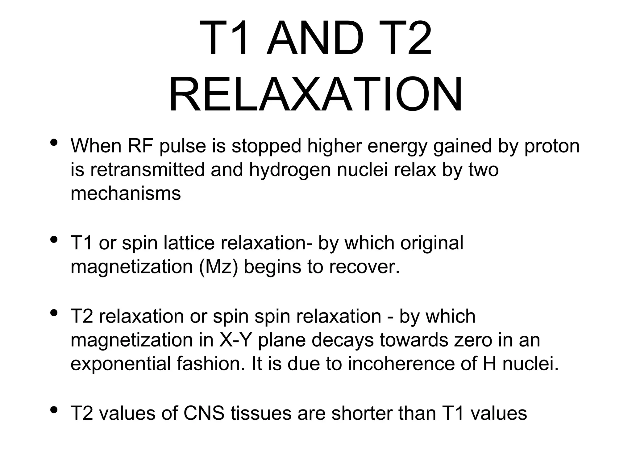 Principles of MRI | PPTX