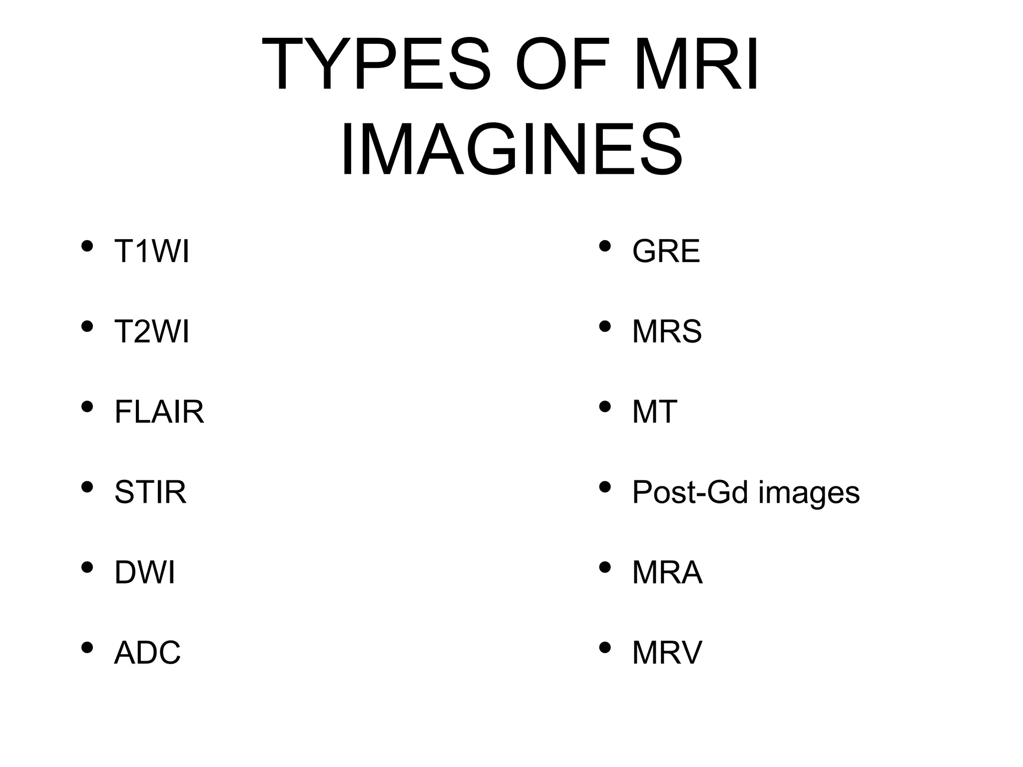 Principles of MRI | PPTX