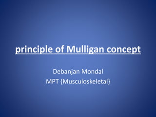 Principles of mulligan | PPTX