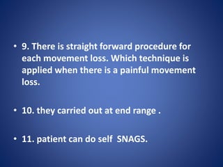 Principles of mulligan | PPTX