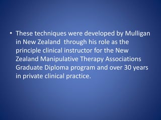 Principles of mulligan | PPTX