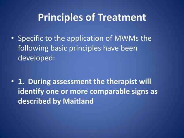 Principles of mulligan | PPTX | Physical Therapy | Wellness