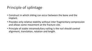 Principles of nailing by Dr Ritesh Jadav | PPTX