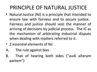 Principles of natural justice | PPT