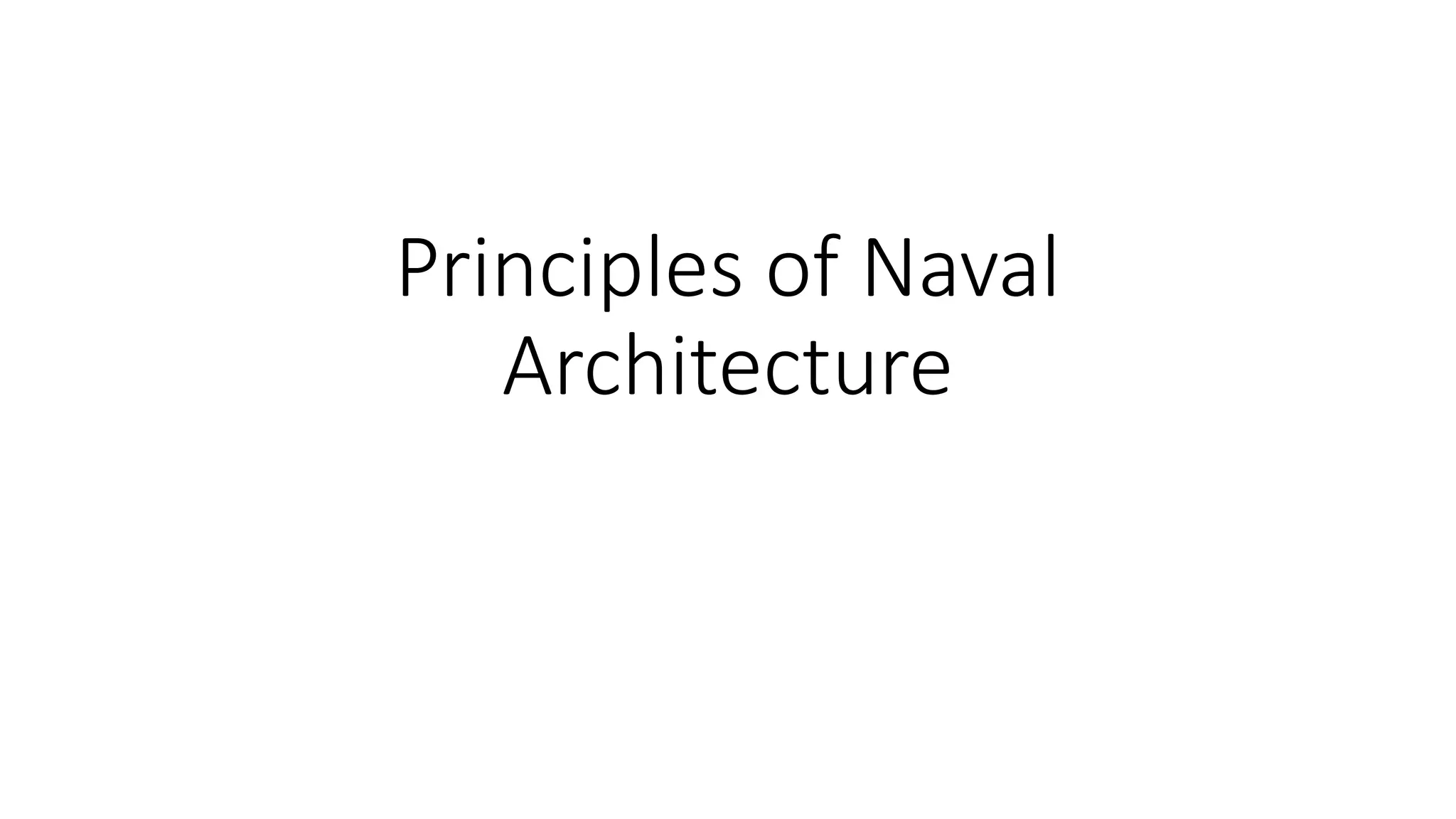 Principles of Naval Architecture for students | PPTX | Rowing | Sports