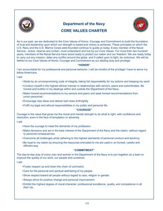 Principles of Naval Leadership NLPG FY12 | PDF