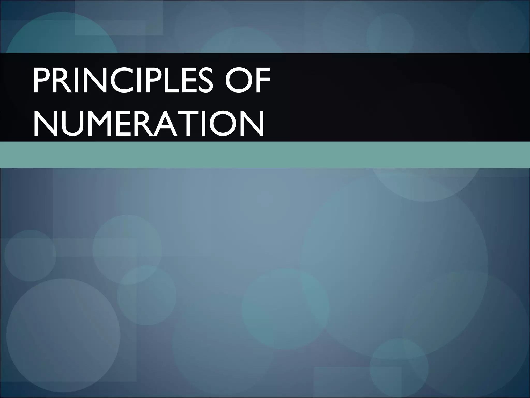 Principles Of Numeration A | PPT