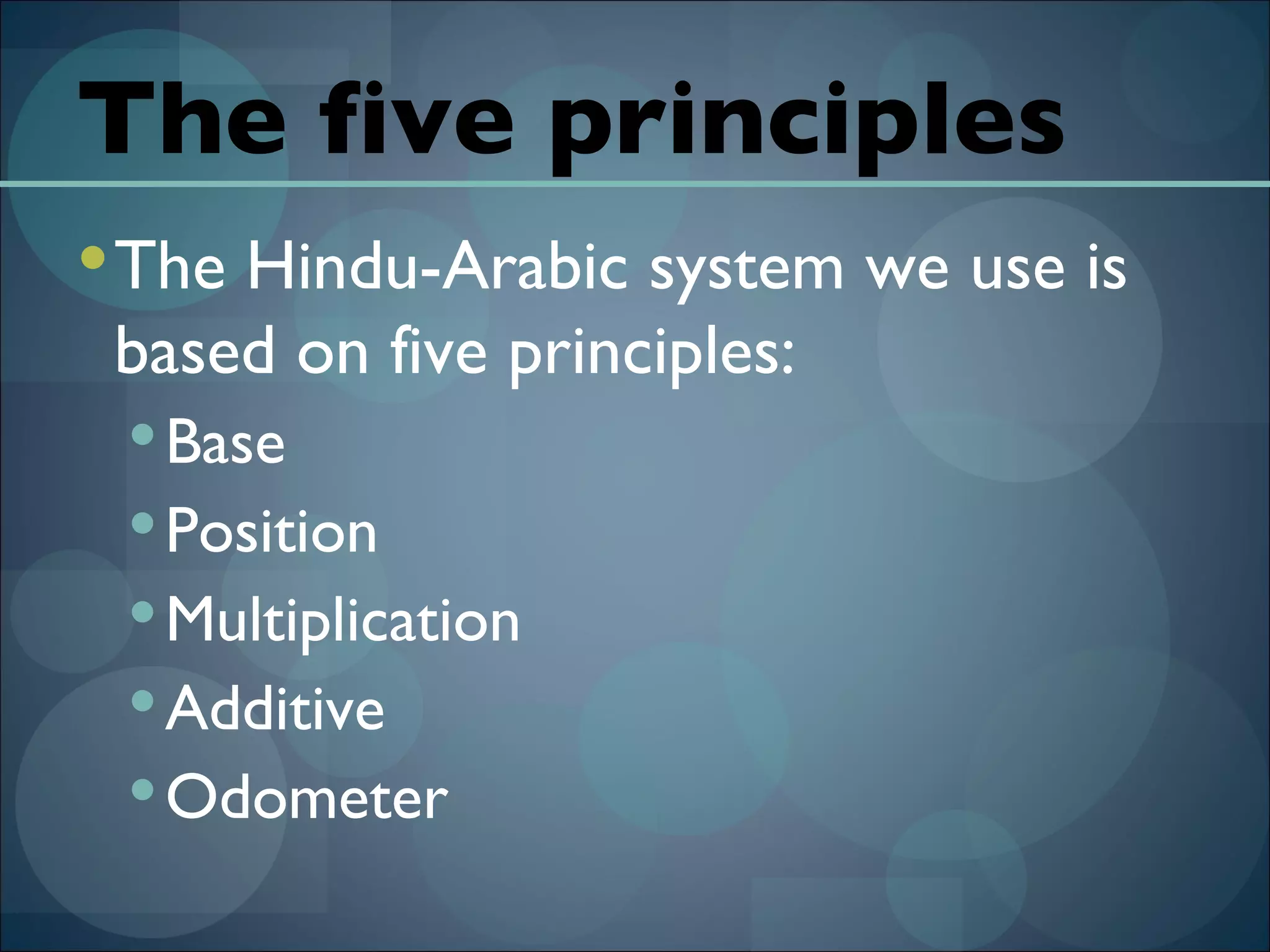 Principles Of Numeration A | PPT