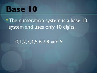 Principles Of Numeration A | PPT