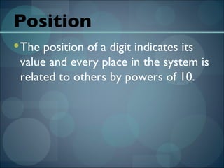 Principles Of Numeration A | PPT