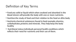 Principles of Nutrition.NUTRITION FOR ALL | PPT