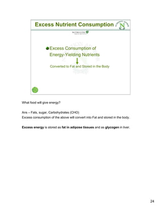 Principles of nutrition by nhi (Introduction to Nutrition) | PDF
