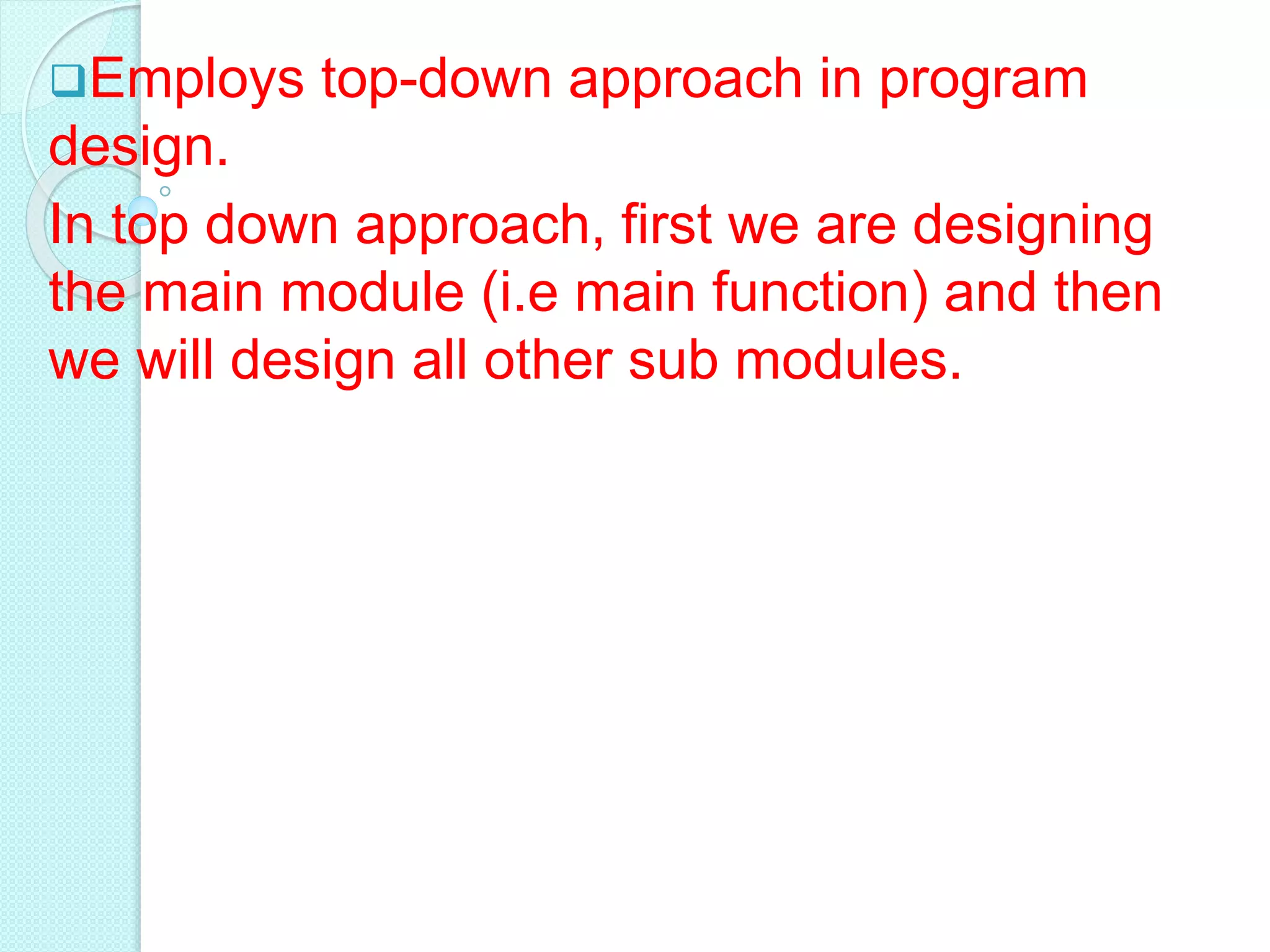 Principles Of Object Oriented Programing Ppt