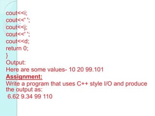 Principles of object oriented programing | PPT