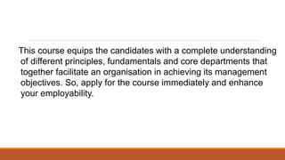 Principles of Office Management - MIT School of Distance Education | PPTX