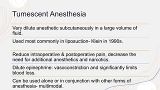PRINCIPLES OF OFFICE SEDATION FOR COSMETIC SURGERY | PPTX