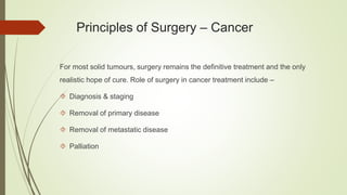 Principles of oncology | PPTX