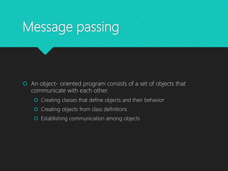 Principles of oop | PPTX | Programming Languages | Computing