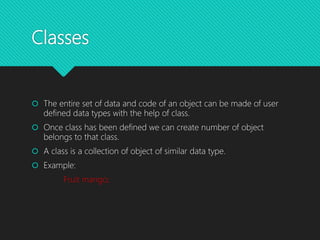Principles of oop | PPTX | Programming Languages | Computing