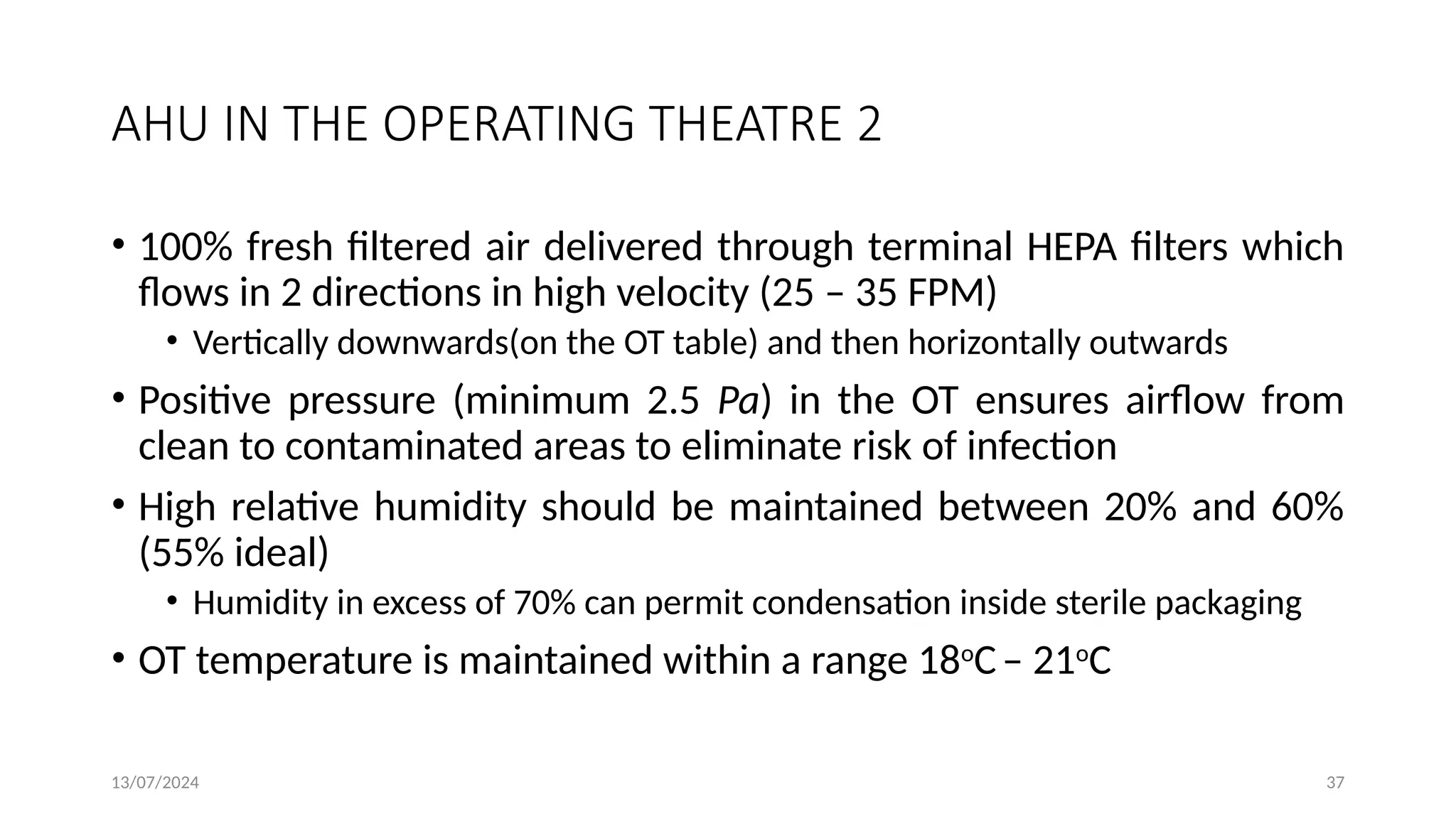 PRINCIPLES OF OPERATING THEATRE DESIGN.pptx | Healthcare Industry ...