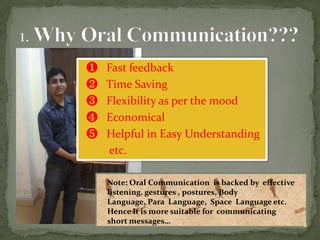 Principles of oral communication | PPTX