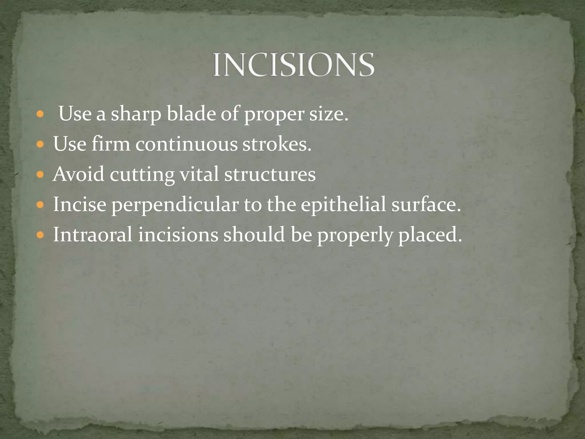 Principles of oral surgery | PPTX