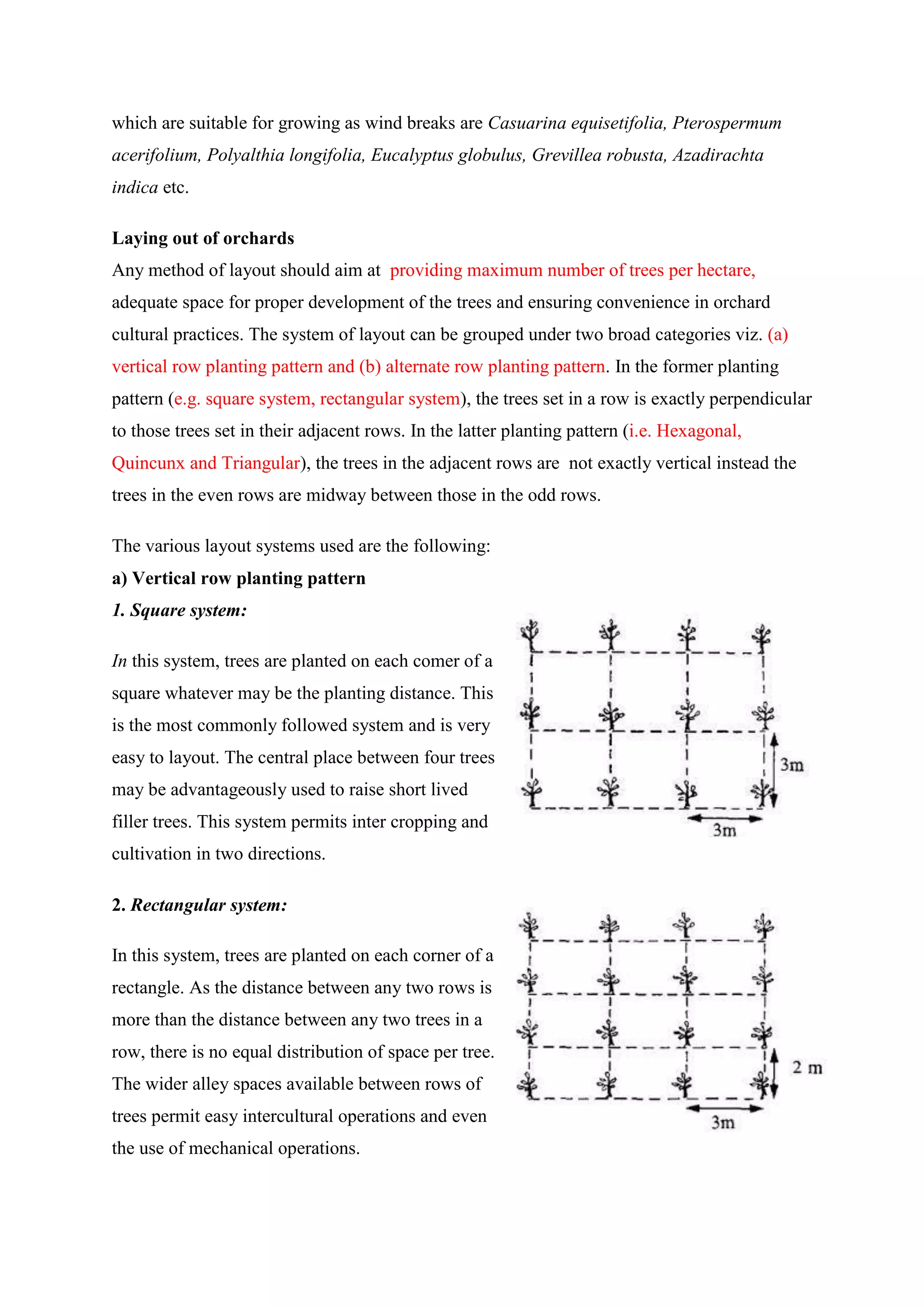 Principles of orchard establishment | PDF