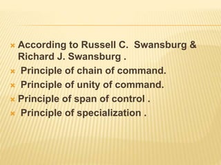 Principles of Organization | PPTX