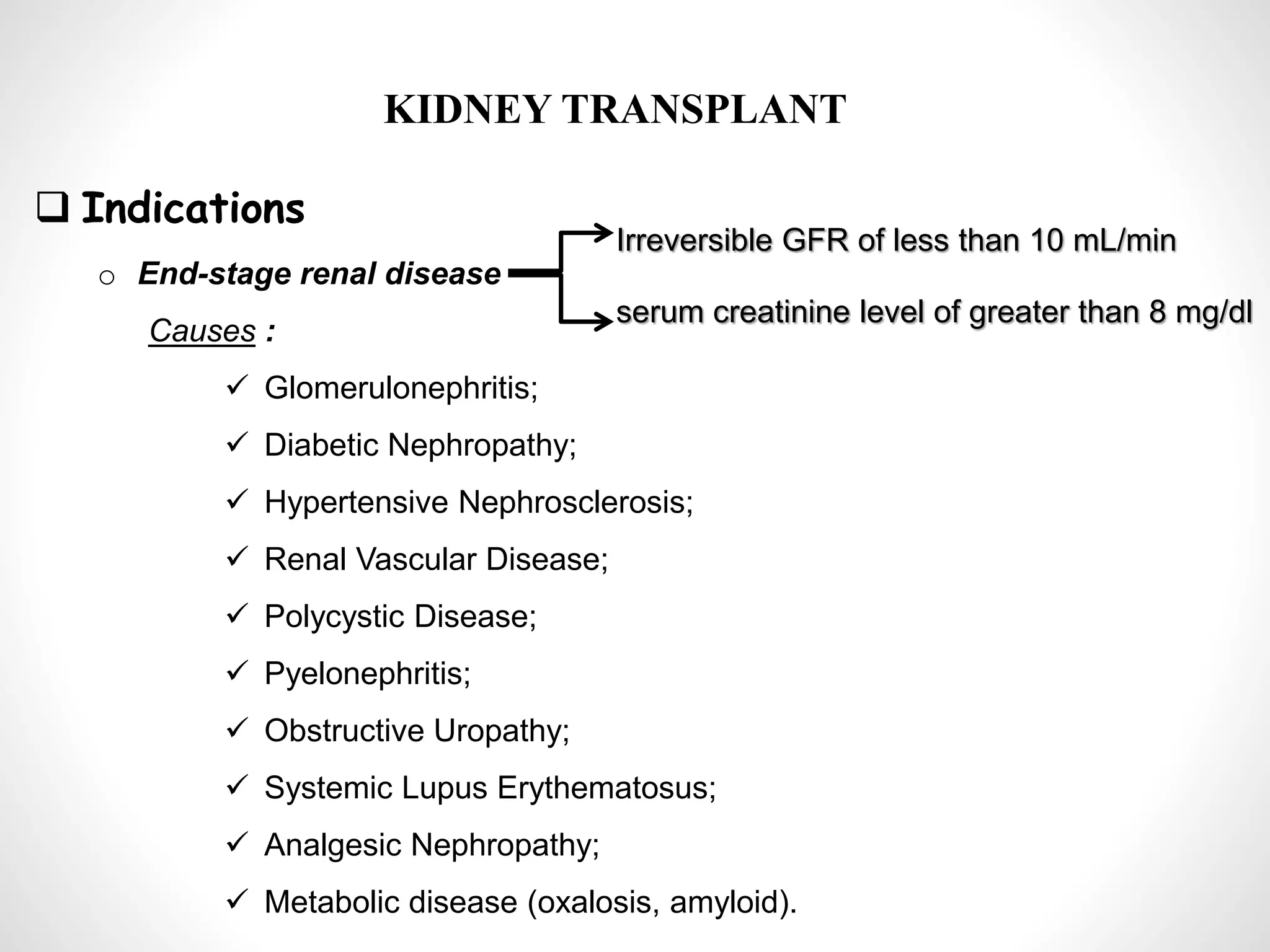 Principles of organ transplant and Renal transplant | PPTX