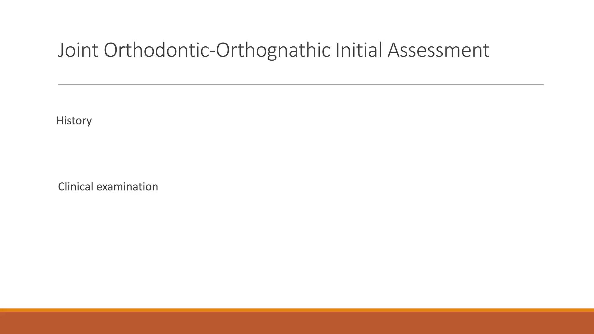 Principles of orthognathic management of dentofacial deformities | PPTX