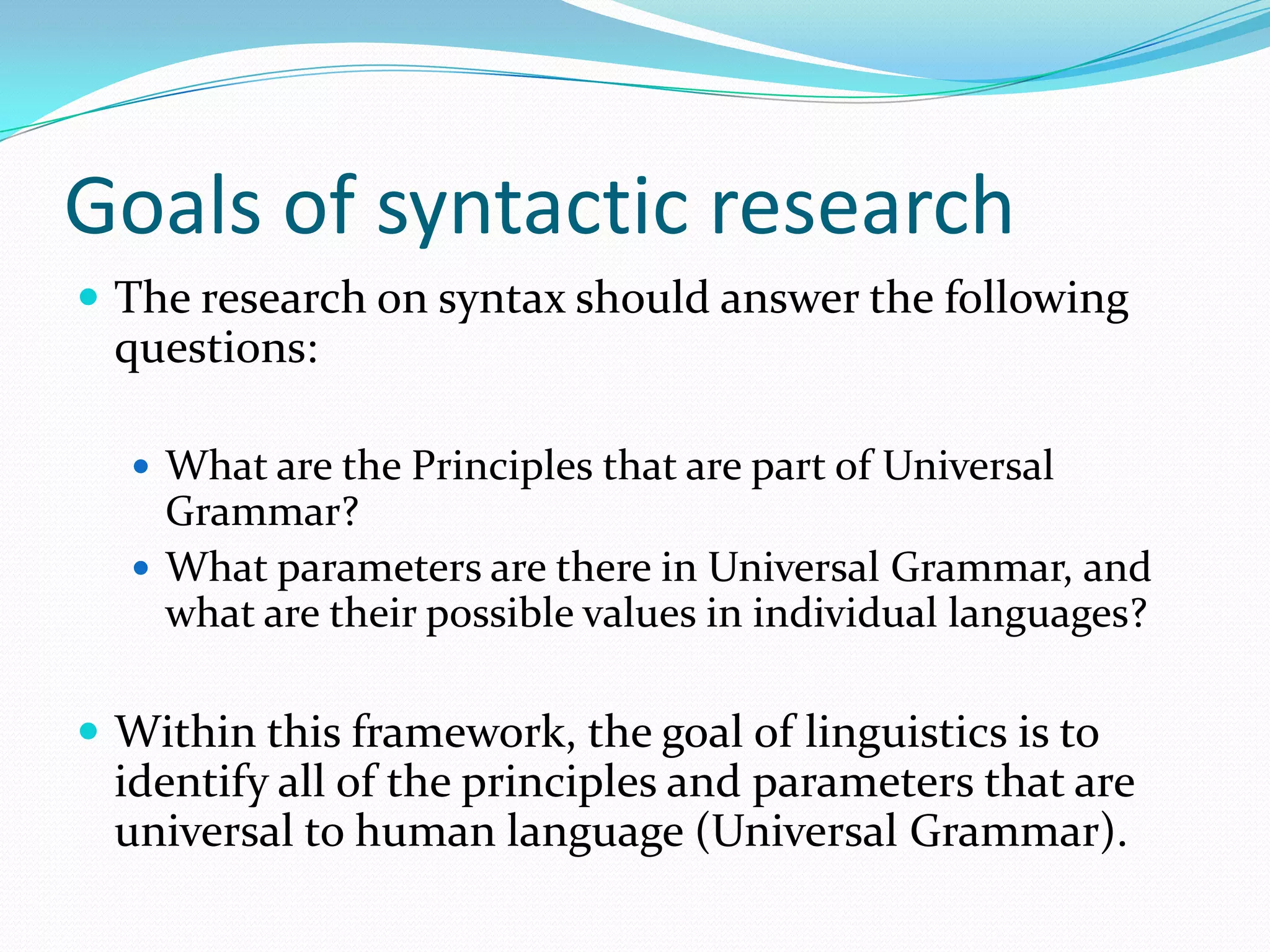 Principles of parameters | PPTX