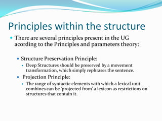 Principles of parameters | PPTX