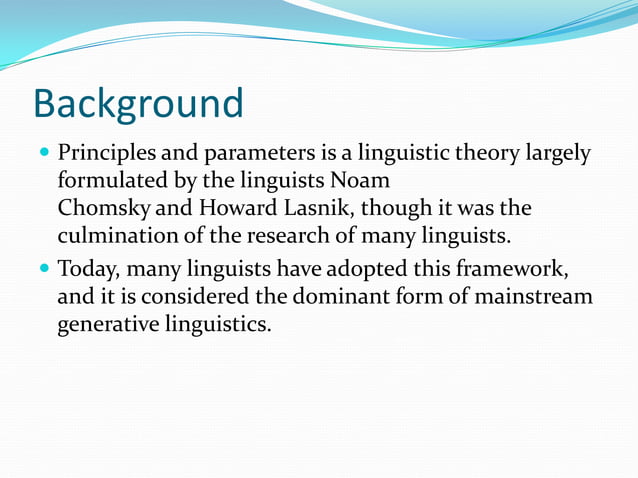 Principles of parameters | PPTX | Programming Languages | Computing