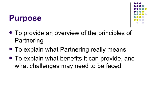 Principles of partnering presentation rev1 | PPT