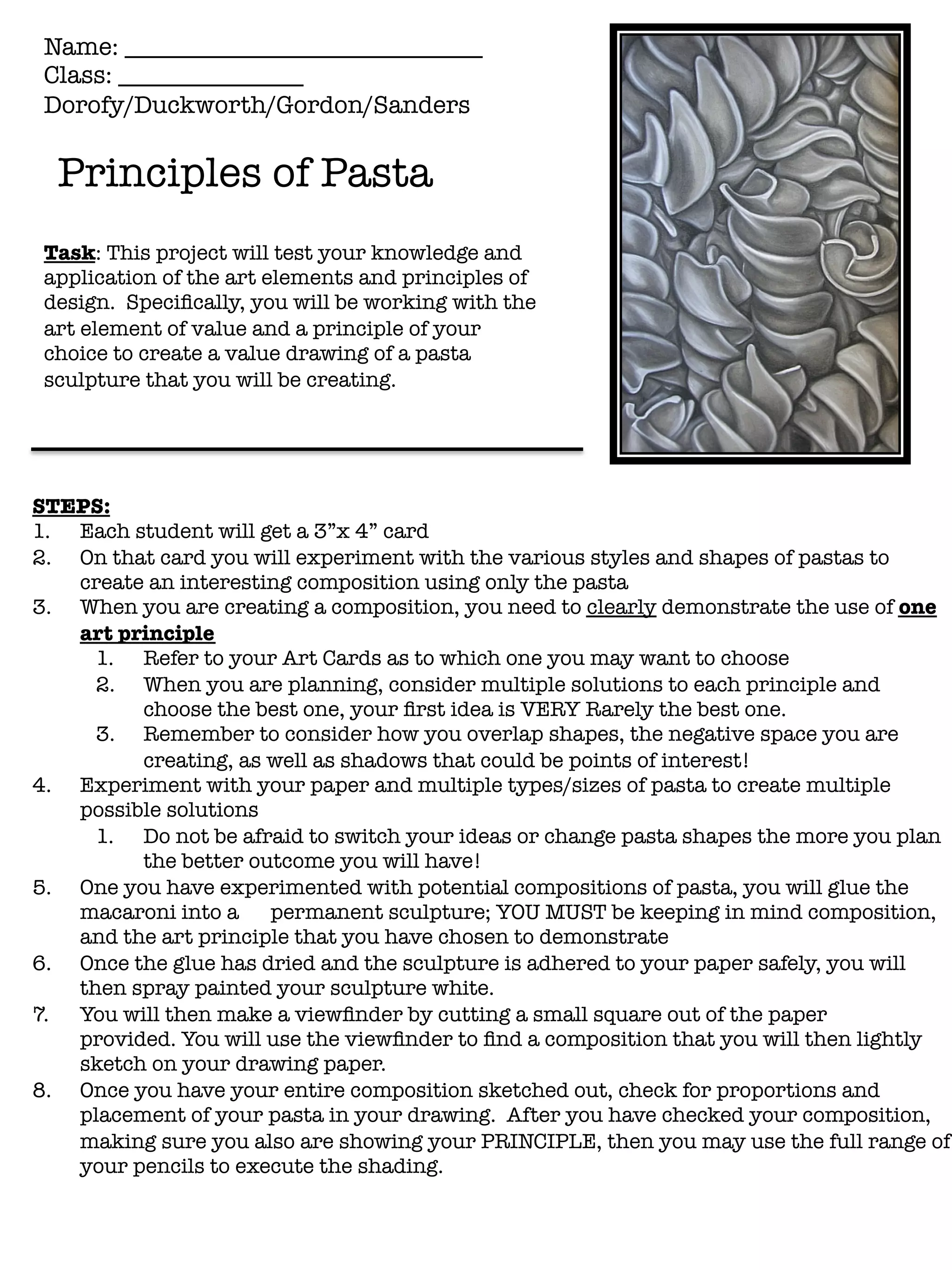 Principles ofpasta | PDF