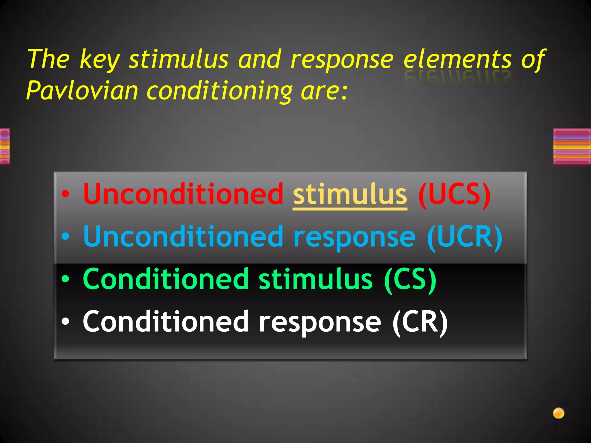 Principles of pavlovian conditioning | PPTX | Dogs | Pets