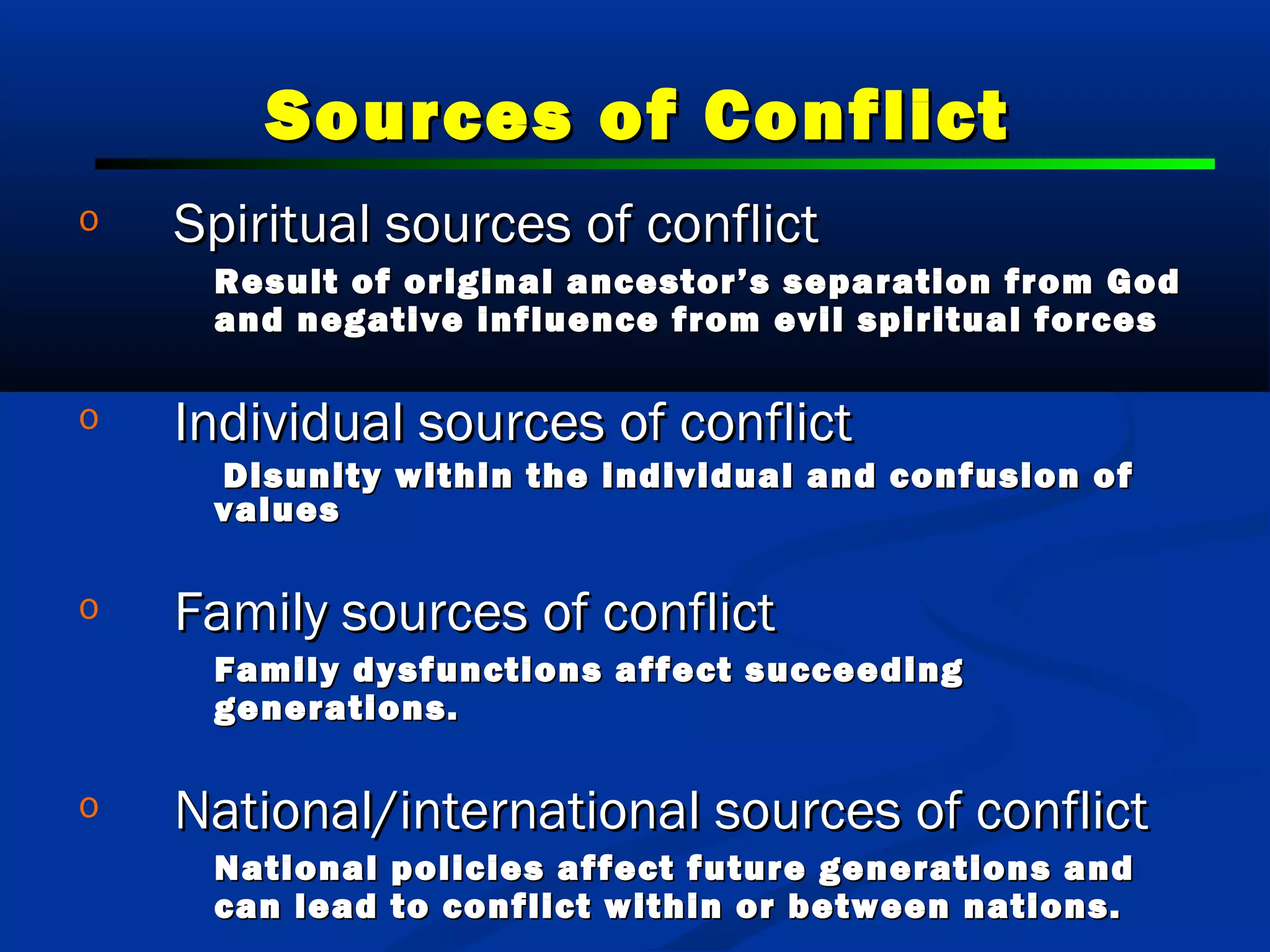 Principles of peacebuilding to lecture | PPT