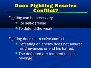 Principles of peacebuilding to lecture | PPT