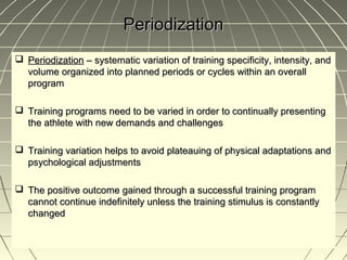 Principlesof periodization | PPT