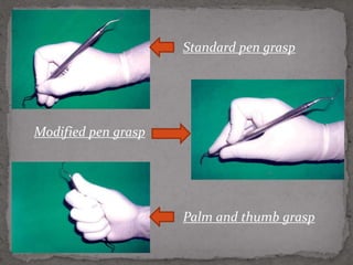 Principles of periodontal instrumentation [autosaved] | PPT
