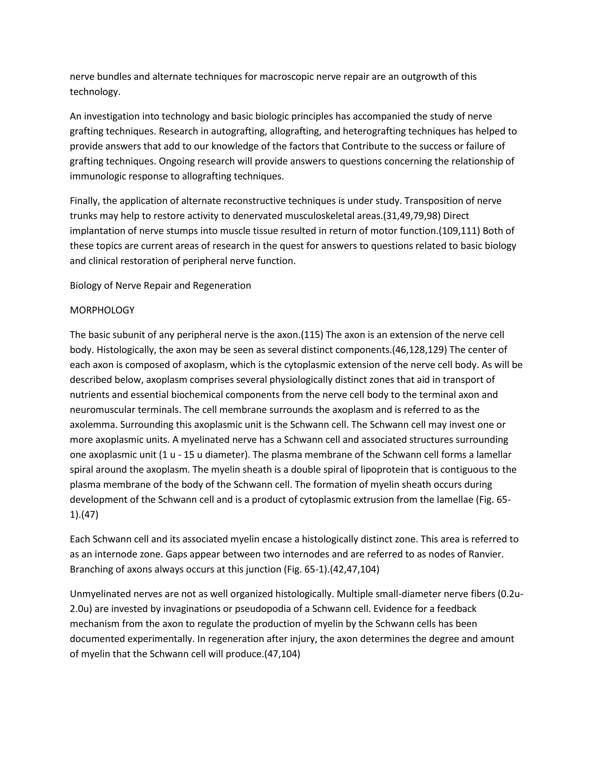 Principles of peripheral nerve repair | PDF