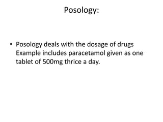Principles of pharmcology and pharmacotherapeutics | PPTX