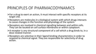 PRINCIPLES OF PHARMOCODYNAMICS 2 [Autosaved].pptx