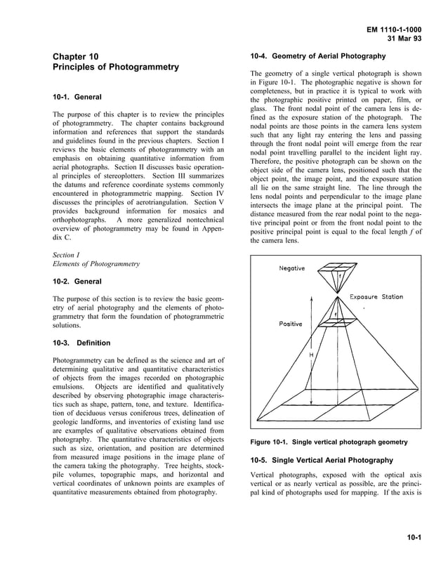 Principles of photogrammetry | PDF